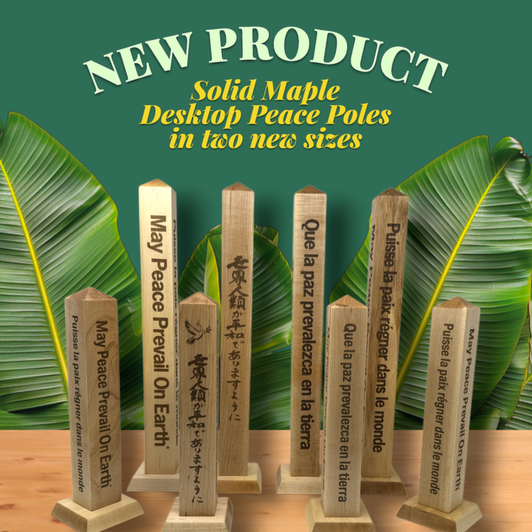 Plant Peace Poles for the International Day of Peace 2025 with our New ...