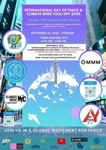Global Weekend To Pause the World for Peace Worldwide, NYC, USA - May ...
