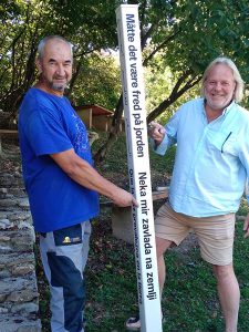 New Peace Pole Ravne Park Visoko- Bosnia and Herzegovina - May Peace ...