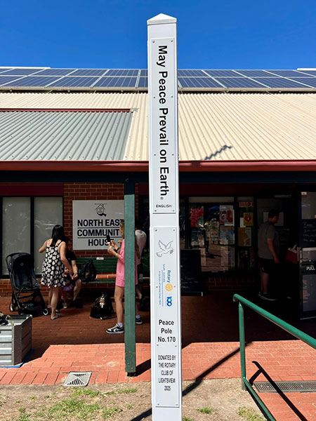 A New Symbol of Peace in Our Community in Hillcrest, South Australia ...